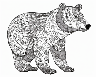 Bear Coloring Pages - Free Printable Coloring Pages