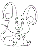 Mouse Coloring Pages - Free Printable Coloring Pages