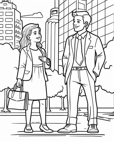Desenho Para Colorir De Pessoas Desenho Para Colorir De Pessoas