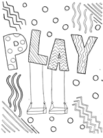 Word Art Coloring Pages - Free Printable Coloring Pages